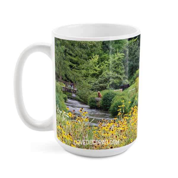 Decorah Mug Siewers Springs with Coneflowers