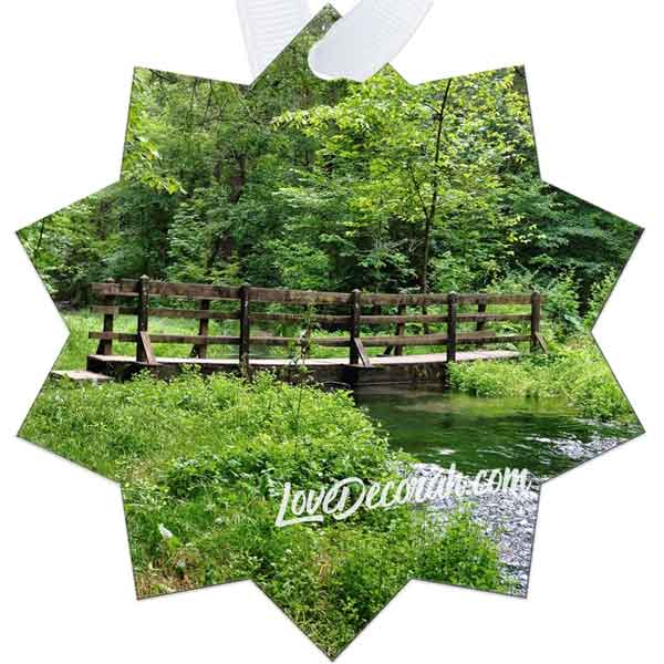 Decorah Iowa Ornament Twin Springs Footbridge